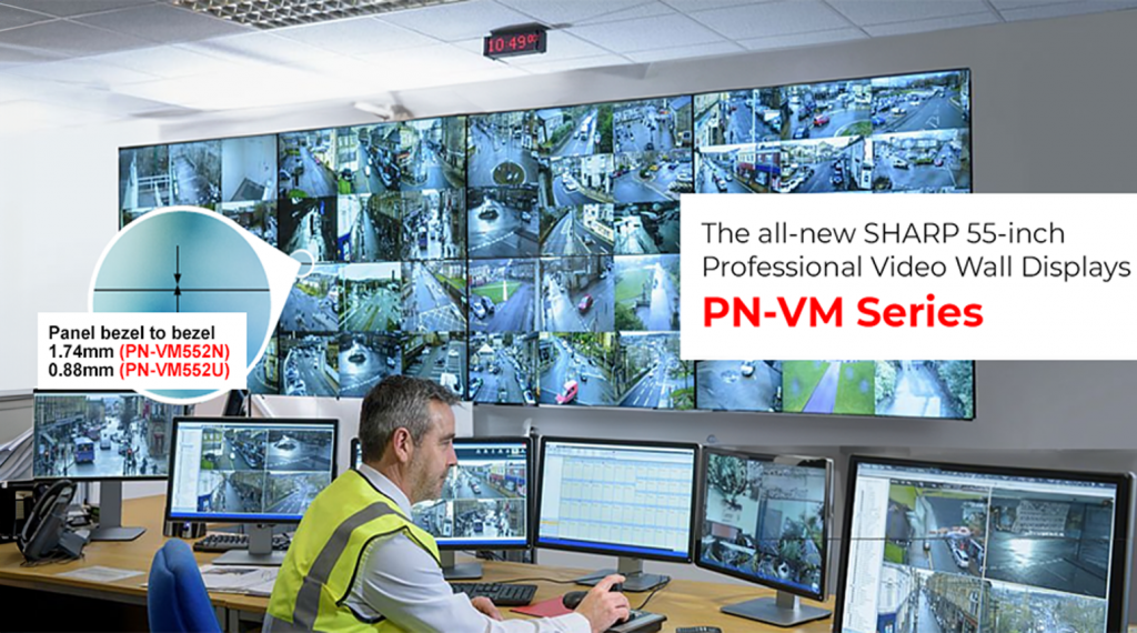 Sharp narrow bezel video wall series: Revolutionizing Visual Experiences – PN-VM Series – Sharp ...